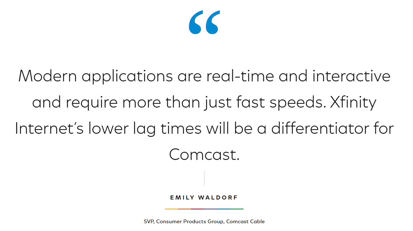 Comcast Introduces Nation’s First Ultra-Low Lag Xfinity Internet ...